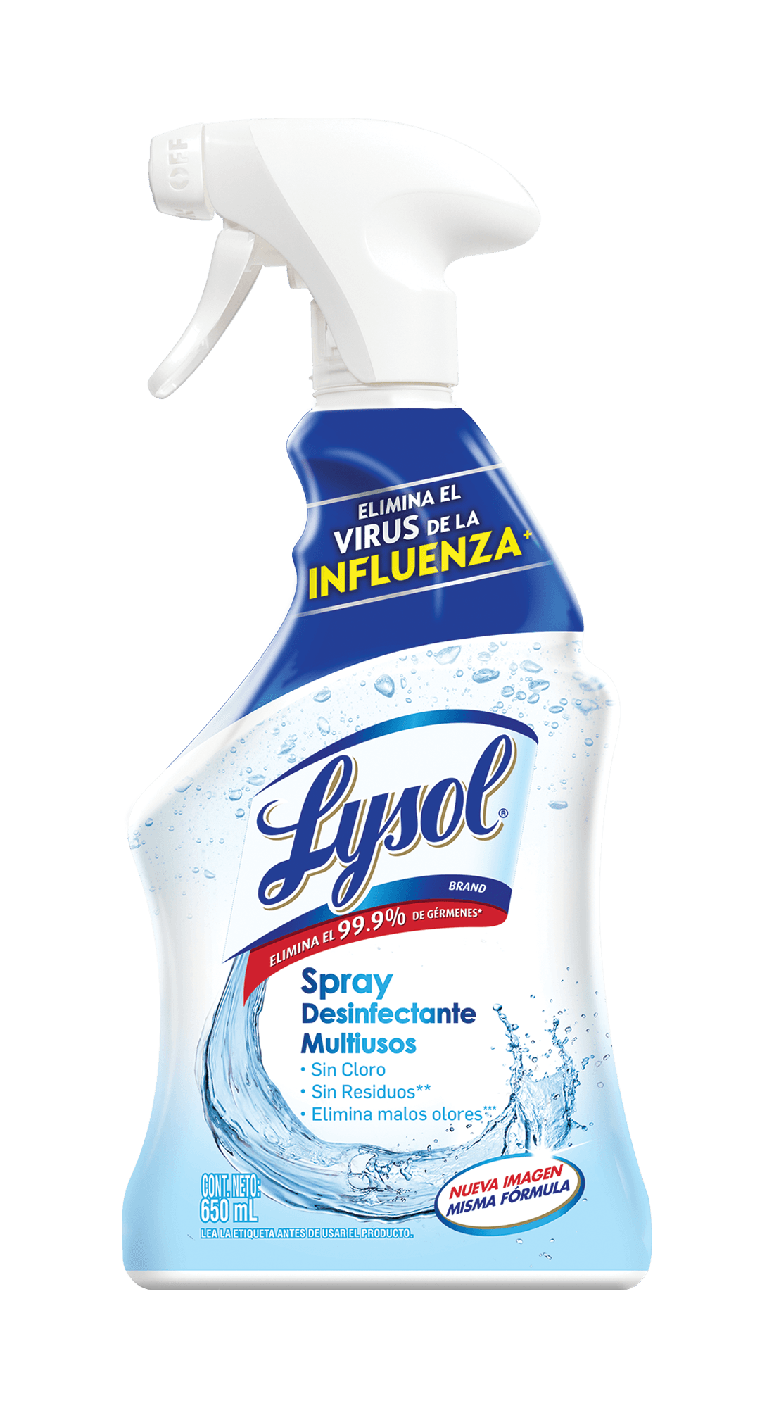 Lysol® Spray Desinfectate Multiusos 650 mL | Lysol CR