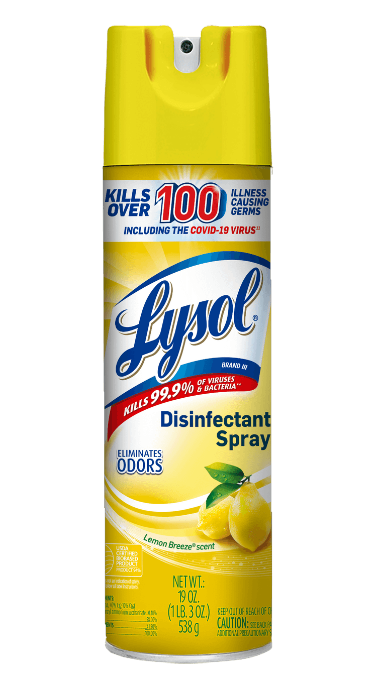 Lysol® Desinfectante en Spray | Lysol CR